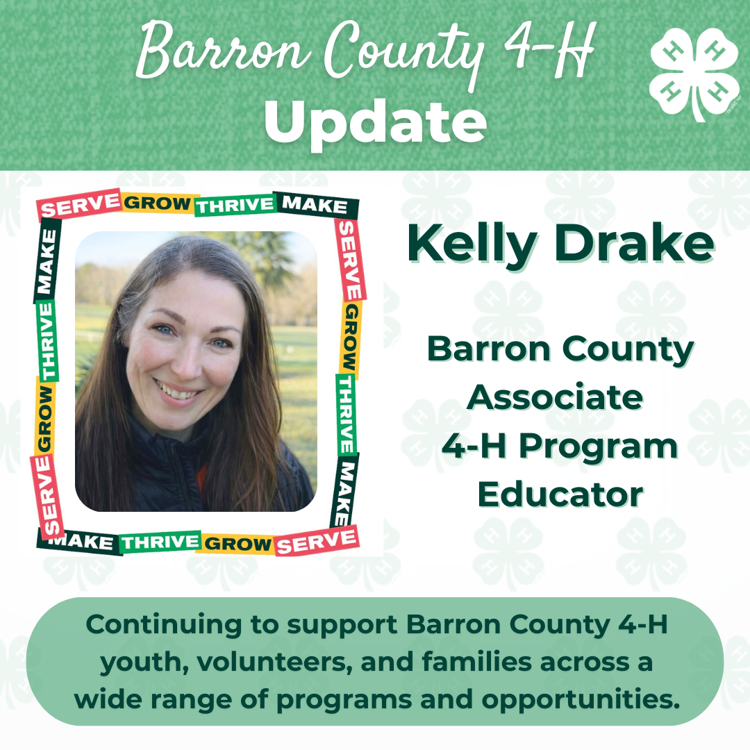 Exciting News from Barron County 4-H – Extension Barron County